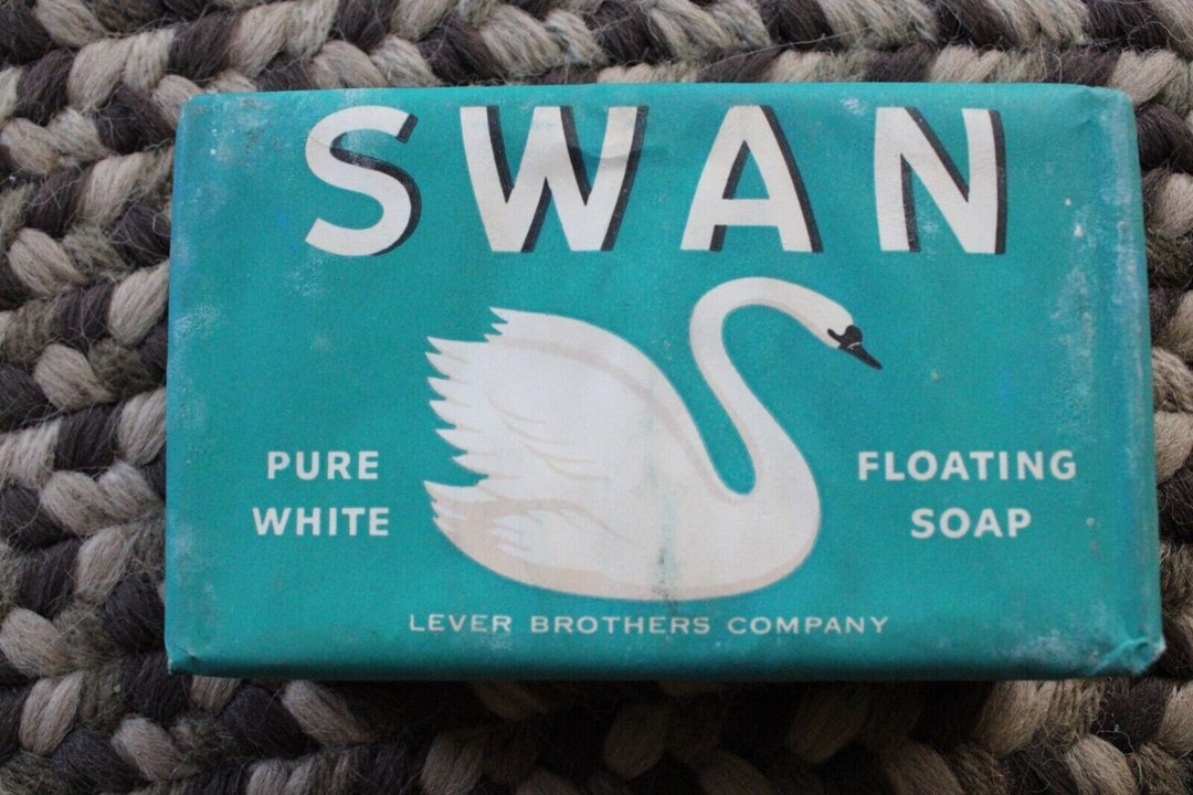 Vintage Swan Floating Bar Soap Midcentury Pure White USA Lever Brothers ...