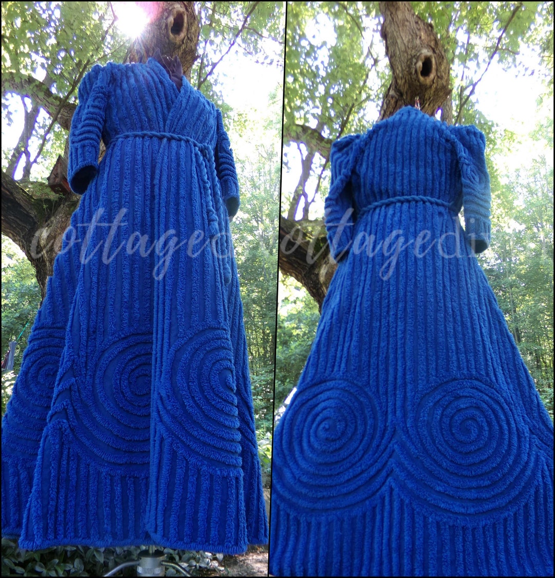 Spectacular Vintage Chenille Robe, Original 1940s Bathrobe, Old ...