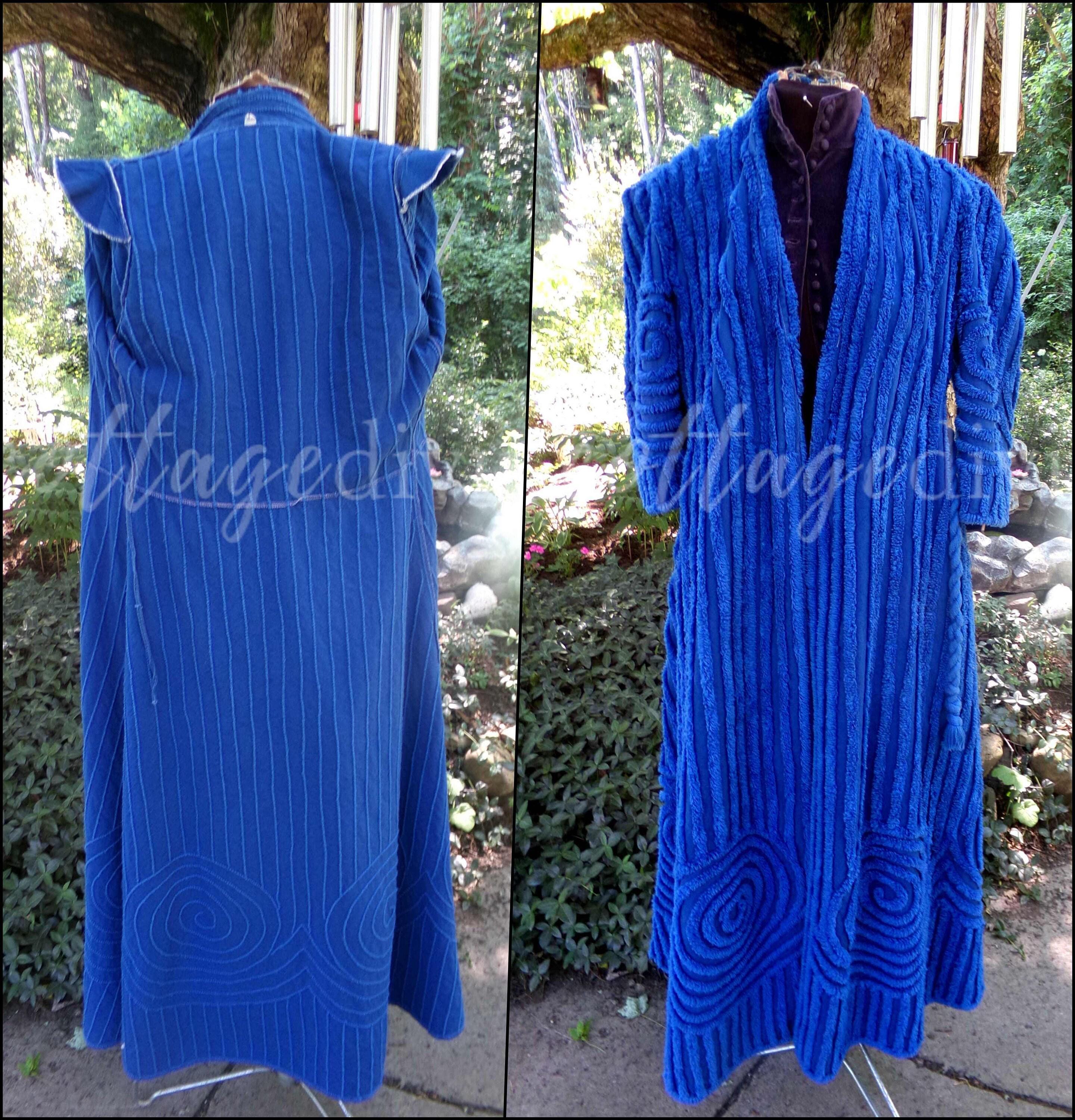 Spectacular Vintage Chenille Robe, Original 1940s Bathrobe, Old ...