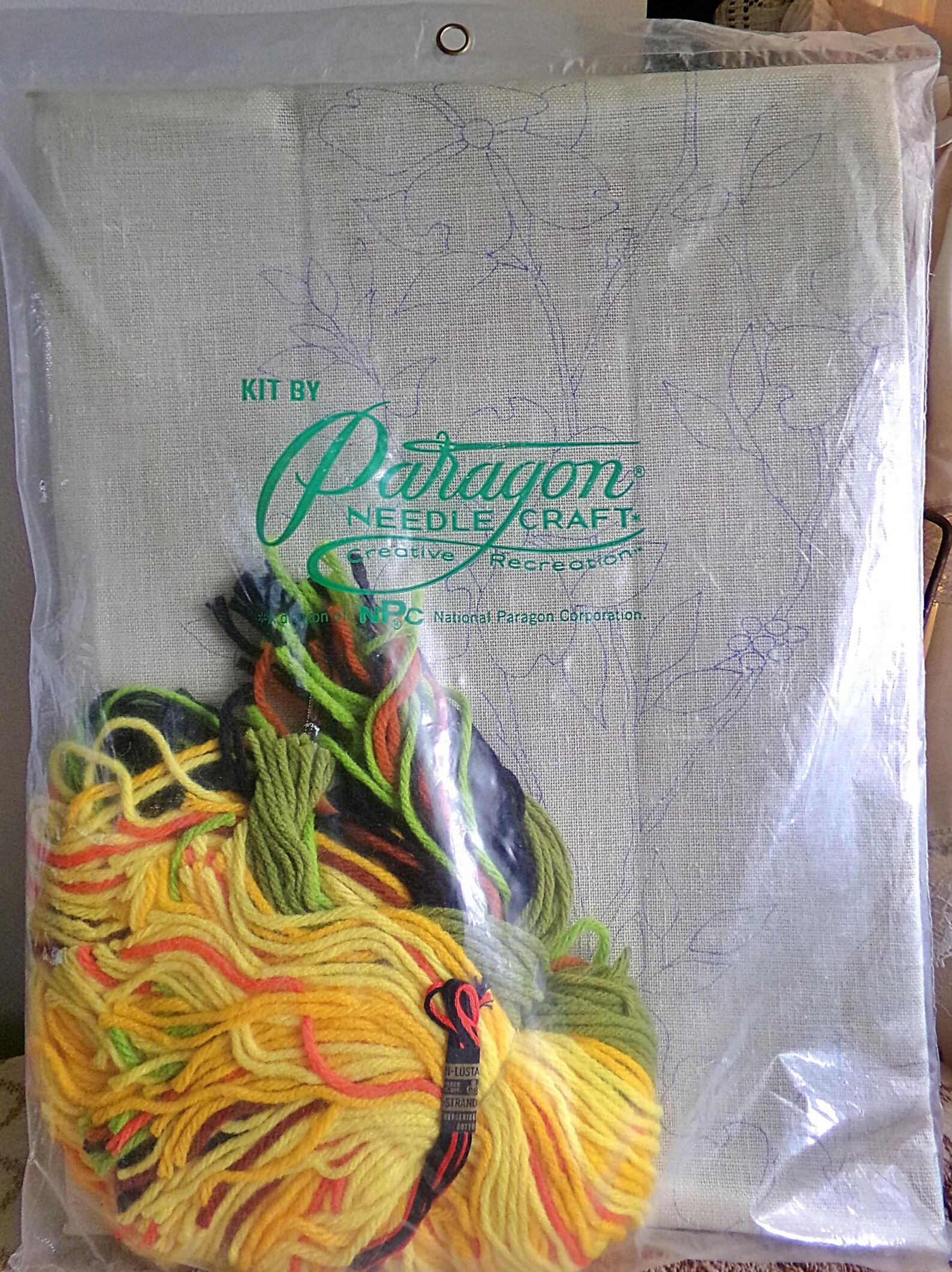 SECRETS of SPRING Crewel Embroidery Kit, HUGE Butterfly & Flowers Wall ...