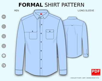 PDF Oversize Sweatshirt Sewing Pattern for Men XS / XXL | Etsy