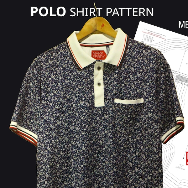 Standart Fit Linen Shirt Sewing Pattern, Shirt Pattern for Men, Button ...