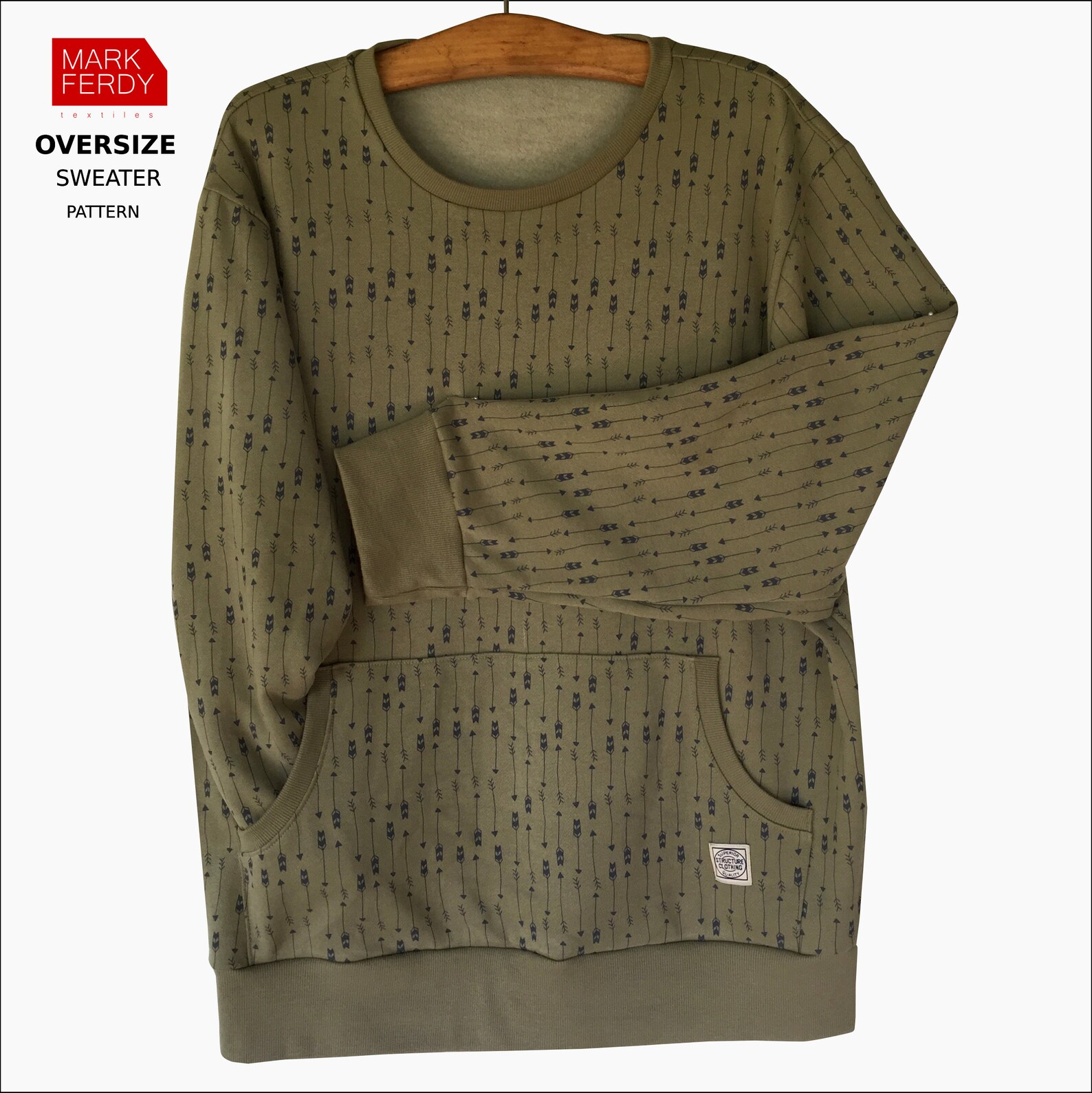 PDF Oversize Sweatshirt Sewing Pattern for Men XS / XXL - Etsy