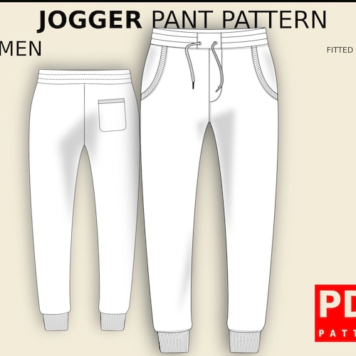 Jackson Joggers for Men PDF Sewing Pattern - Etsy