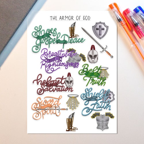 Armor of God Bible Journaling Traceable Printable Faith - Etsy