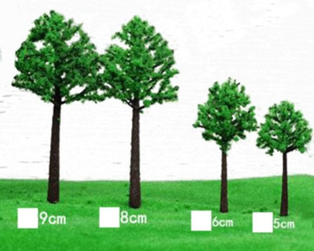 Scale Model Tree | 90mm | White | Sold by Pc | AM0037 - Etsy