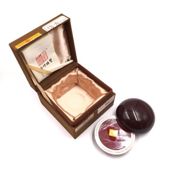 Chinese Cinnabar Red Stamp Paste Pad 30g Dia. 7cm HYH05 | Etsy