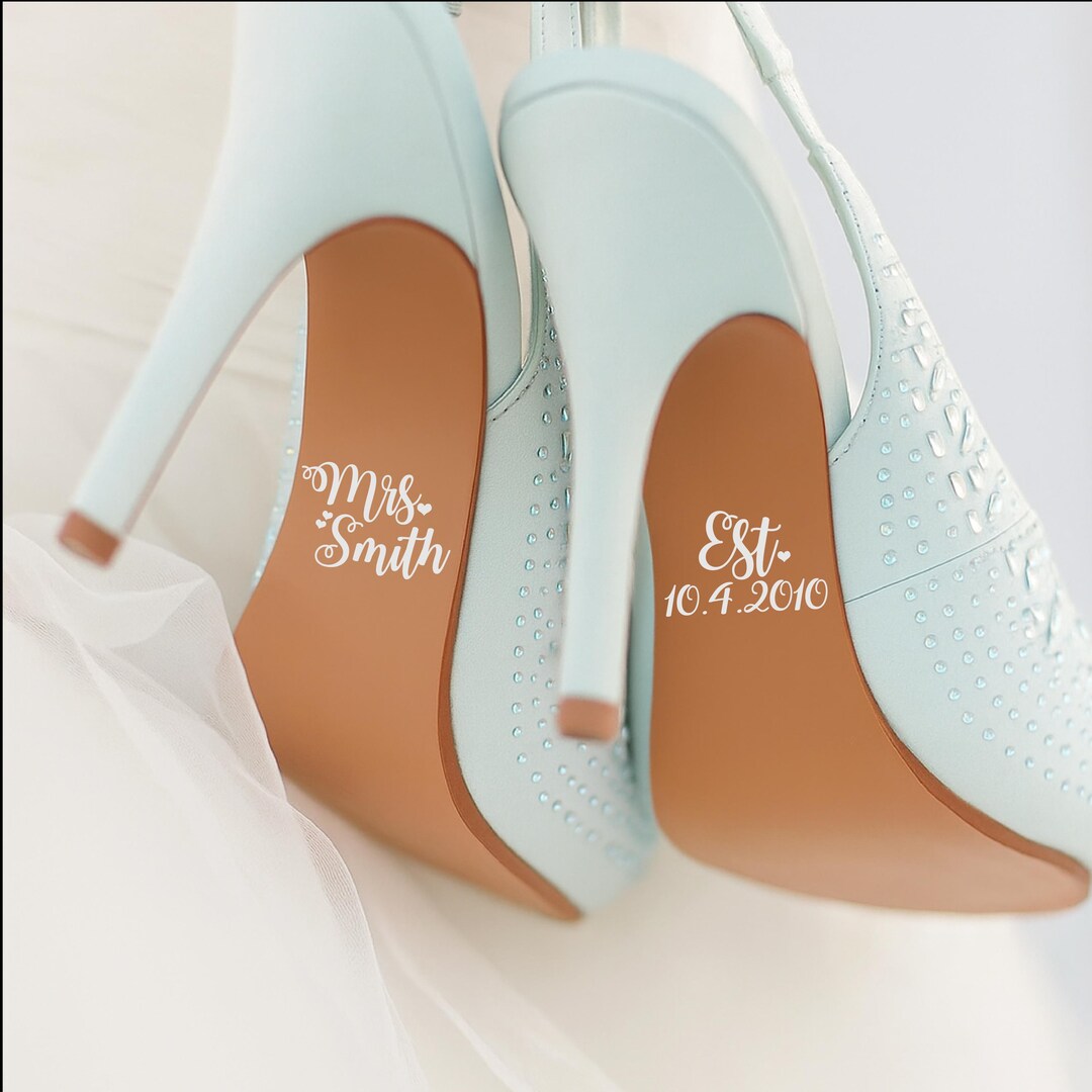 Wedding Shoe Decals Wedding Party Shoe Decals for Wedding Stickers for ...