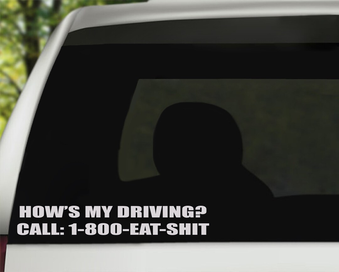 How My Driving Call..... CAR DECAL - Etsy