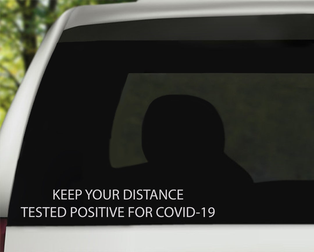 KEEP YOUR DISTANCE car Decal - Etsy