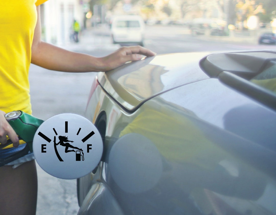 Female Gas Decal Cute Decal Funny Decal High Price Gas Empty Gas Tank ...