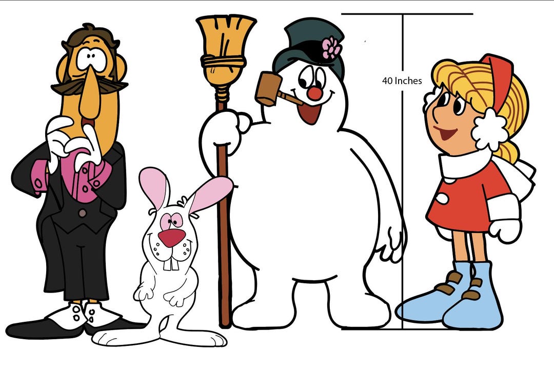 FROSTEE Christmas Indoor/outdoor Characters Corrugated Plastic - Etsy