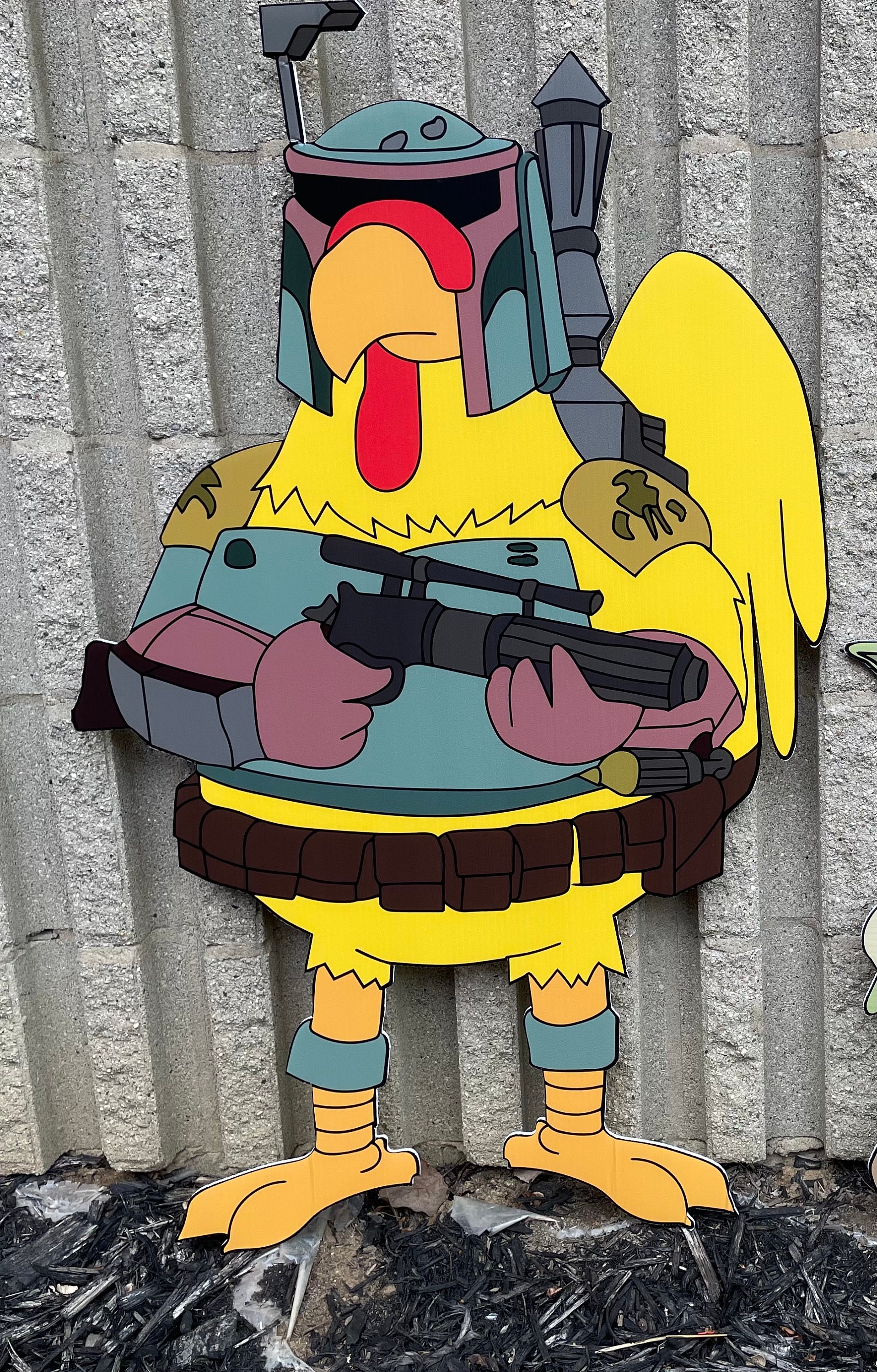 Giant Chicken Boba OVERSIZED Cutout - Etsy