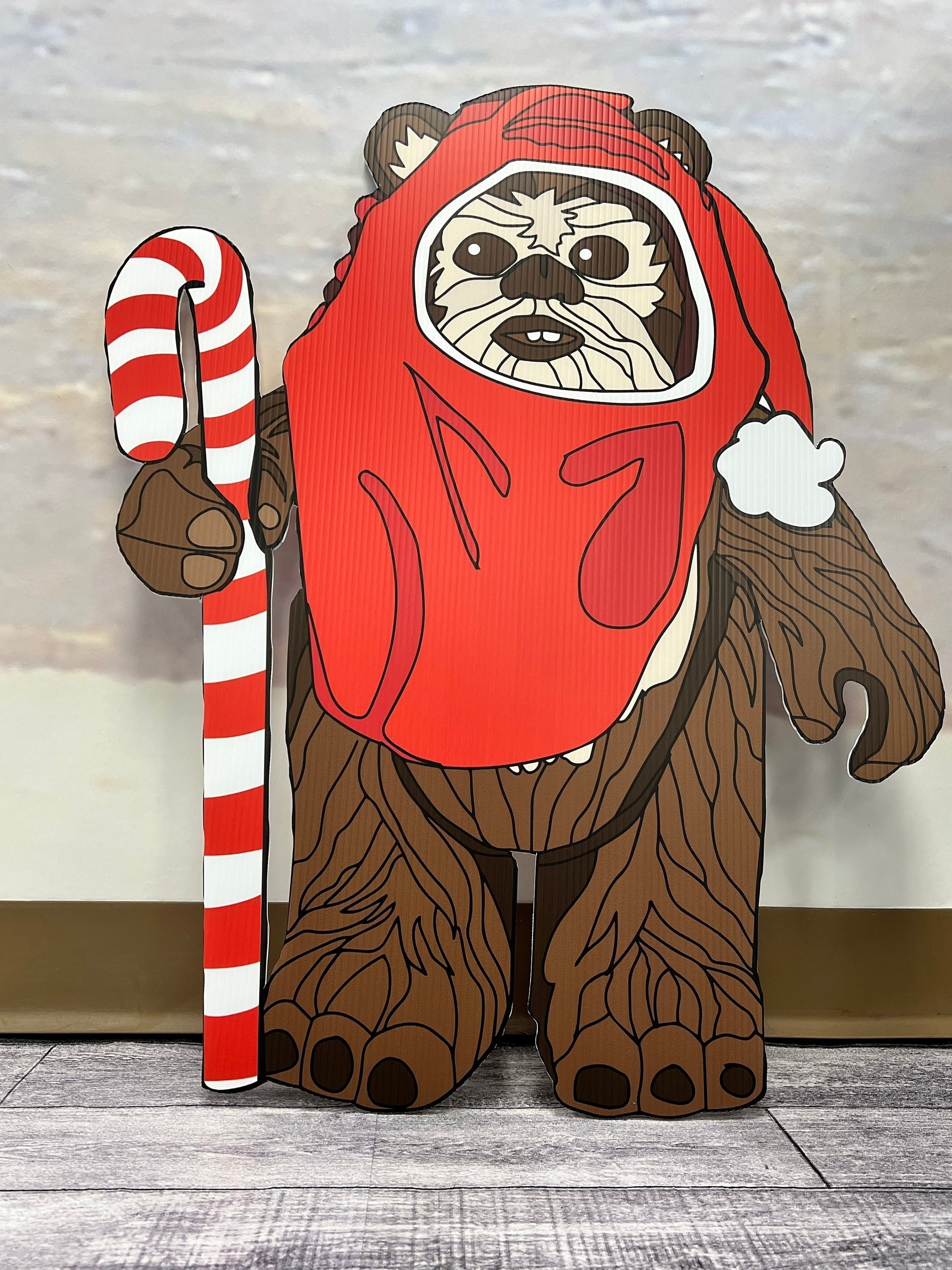 The Holiday EWOK OVERSIZED Cutout - Etsy