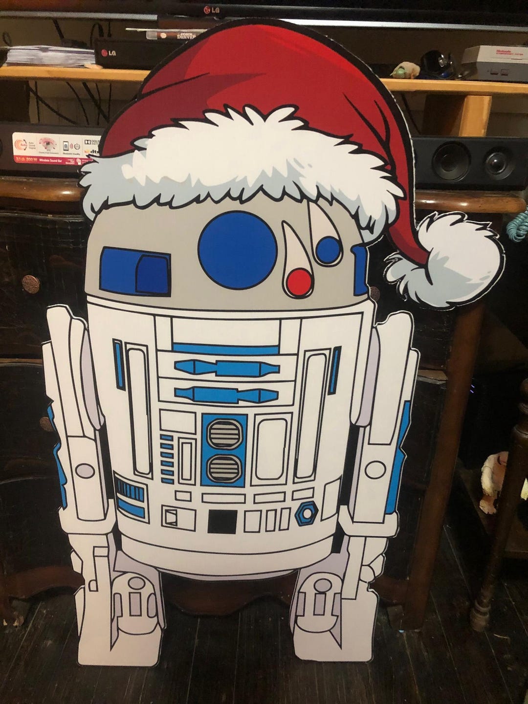 The SANTA R2 OVERSIZED Cutout - Etsy