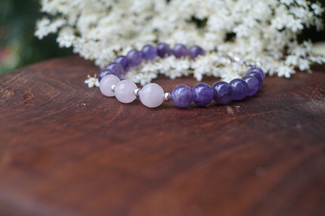 Balancing Stone Ram Rose Quartz and Amethyst, Setting Priorities, Trust ...
