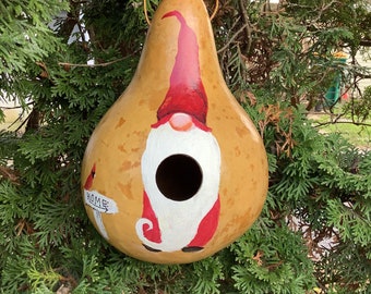 Painted Gnome Gourd - Etsy