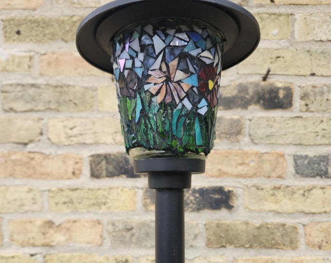 Handcrafted Stained Glass Solar Lantern - Etsy