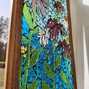 Handcrafted Cone Flower Mosaic/ Suncatcher - Etsy