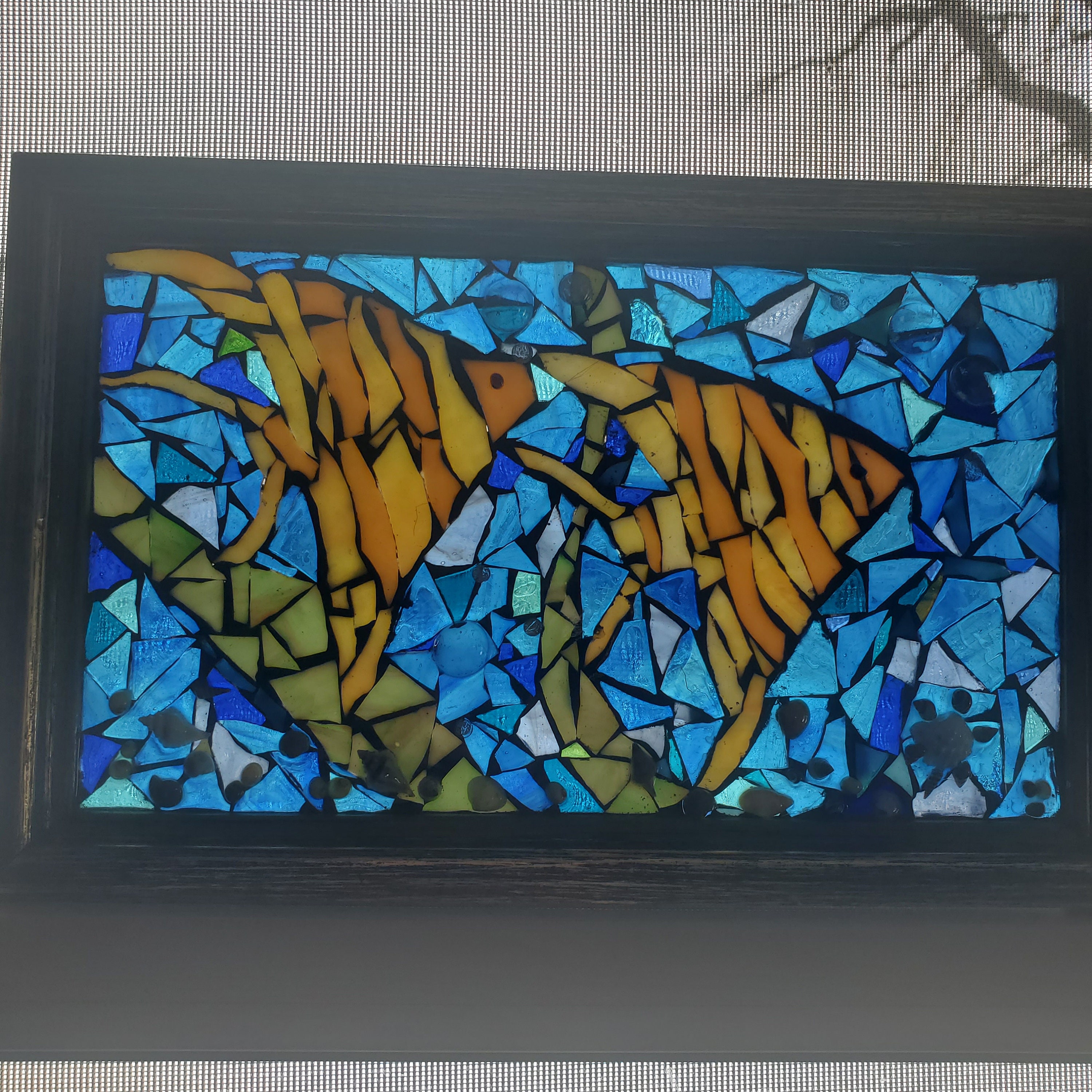 Handcrafted Fish Suncatcher Mosaic | Etsy