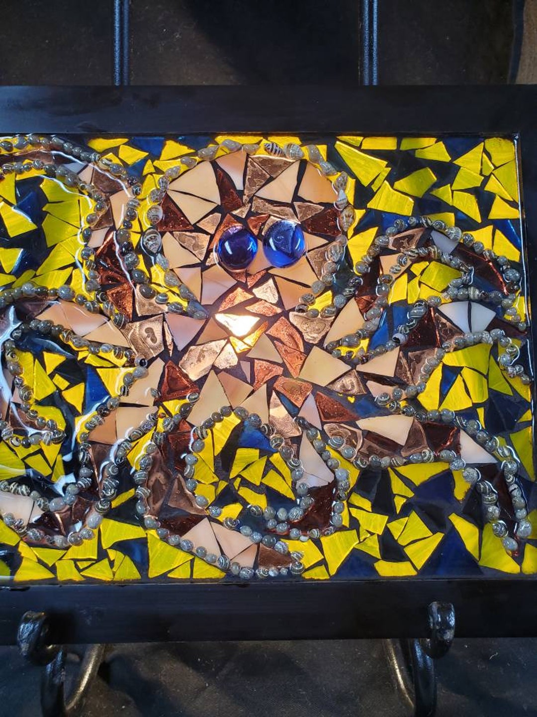 Handcrafted Octopus Suncatcher/mosaic - Etsy