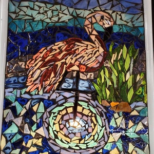 Handcrafted Flamingo Suncatcher / Mosaic - Etsy
