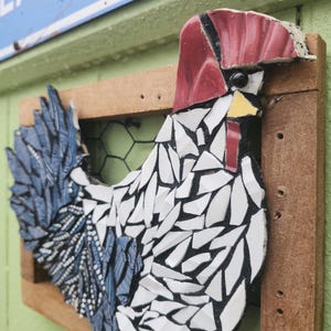 Handcrafted Rooster/chicken Mosaic - Etsy