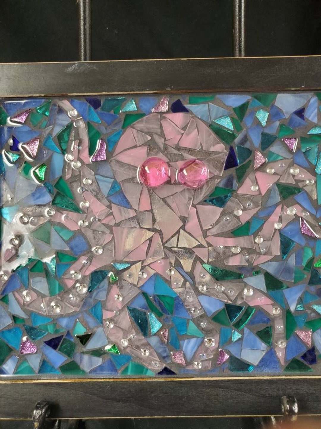 Handcrafted Octopus Suncatcher/mosaic - Etsy