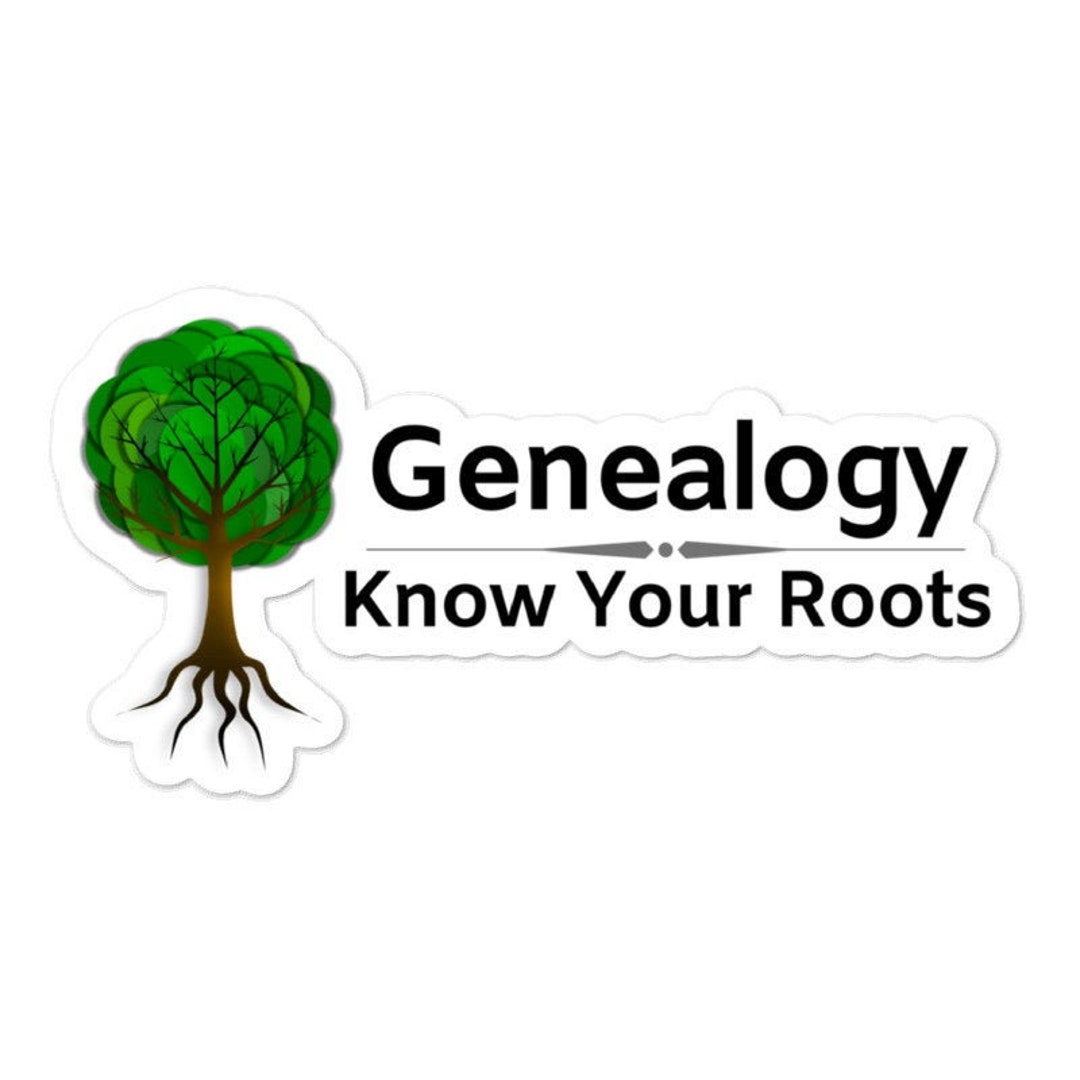 Genealogy Sticker - Know Your Roots - Two per Sheet - Great for Laptops ...