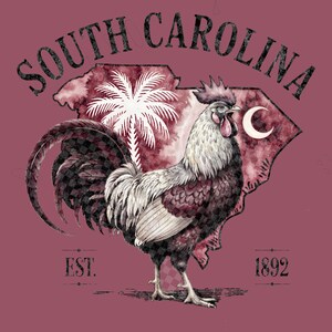 South Carolina Gamecock Football PNG • Garnet Rooster Watercolor ...