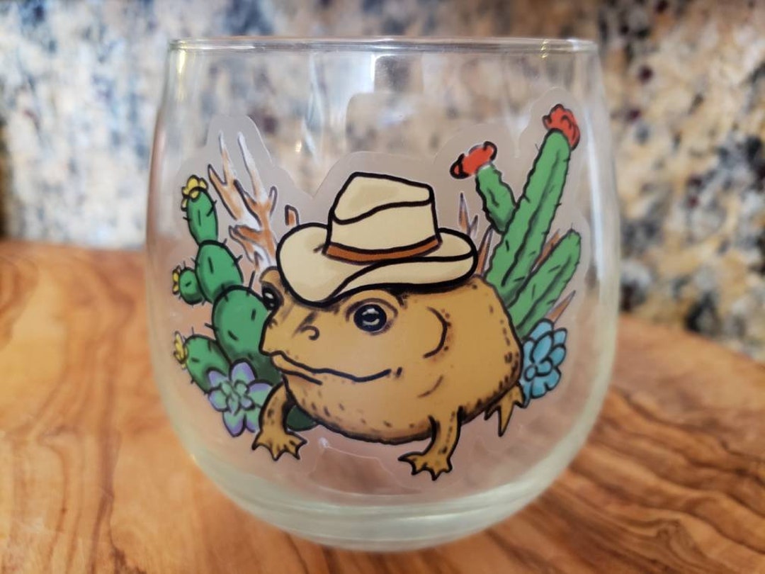 Country Toad Clear Sticker - Frog Decal - Frog Lover Gift - Cactus - Etsy