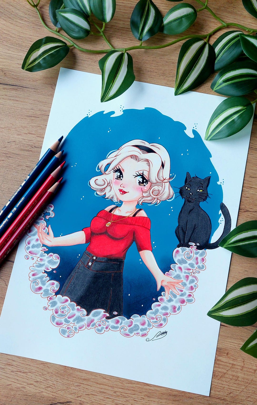 Sabrina Spellman, Art Print, Picture, Fan Art - Etsy UK