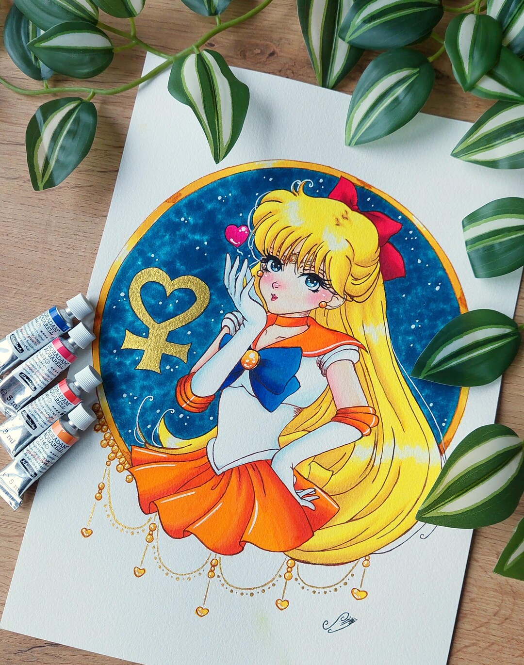 Sailor Venus, Sailor Moon, Minako Aino, Anime Girl, Manga Girl, Colored ...