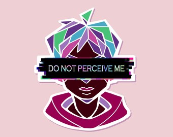 Do Not Perceive Me Cryptid Sticker - Etsy