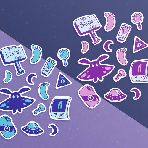 Cryptidcore Sticker Pack | Etsy