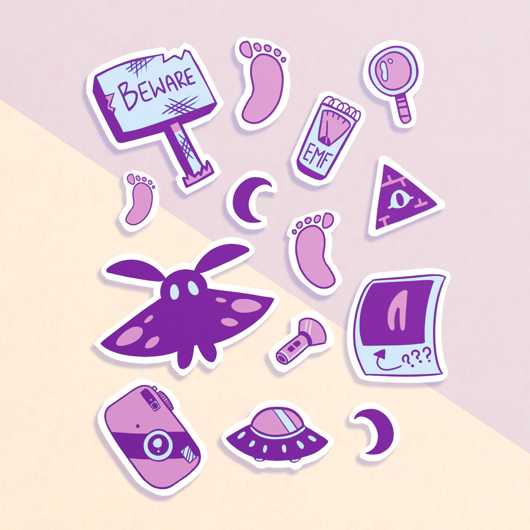 Cryptidcore Sticker Pack - Etsy