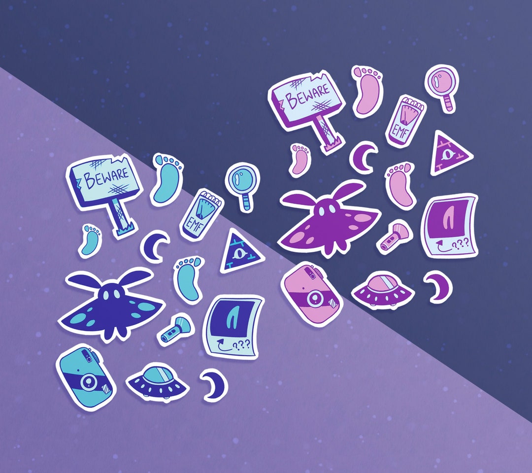 Cryptidcore Sticker Pack - Etsy