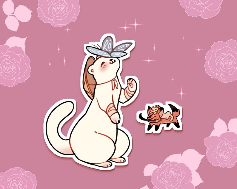 Ferret Xie Lian Sticker Bonus Foxycheng - Etsy