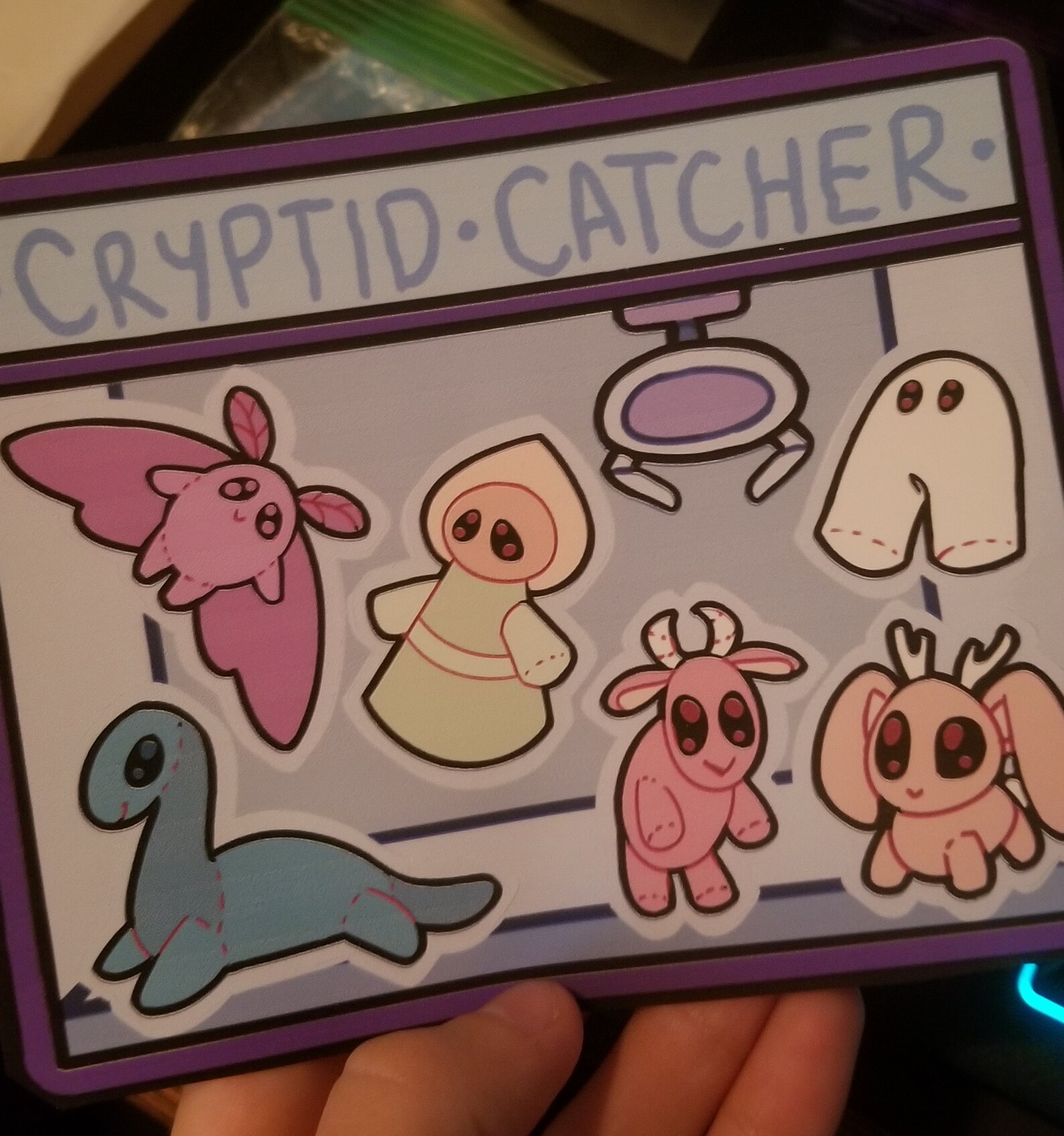 Cryptid Plushies Sticker Sheet - Etsy
