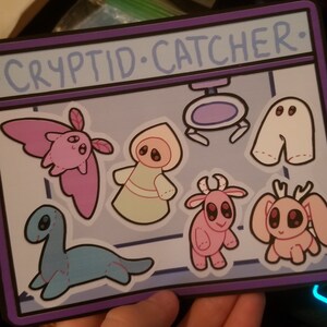 Cryptid Plushies Sticker Sheet - Etsy