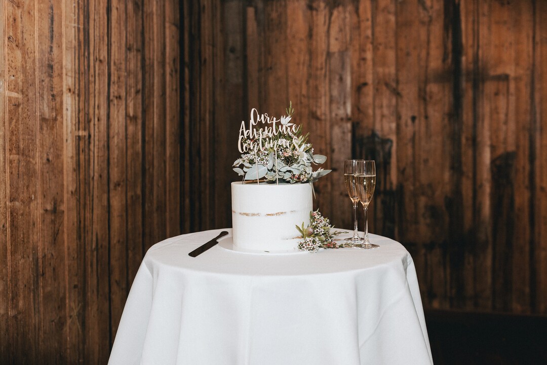 Wooden Cake Toppers Wedding Birthday Hand Made Personalised Wood ...
