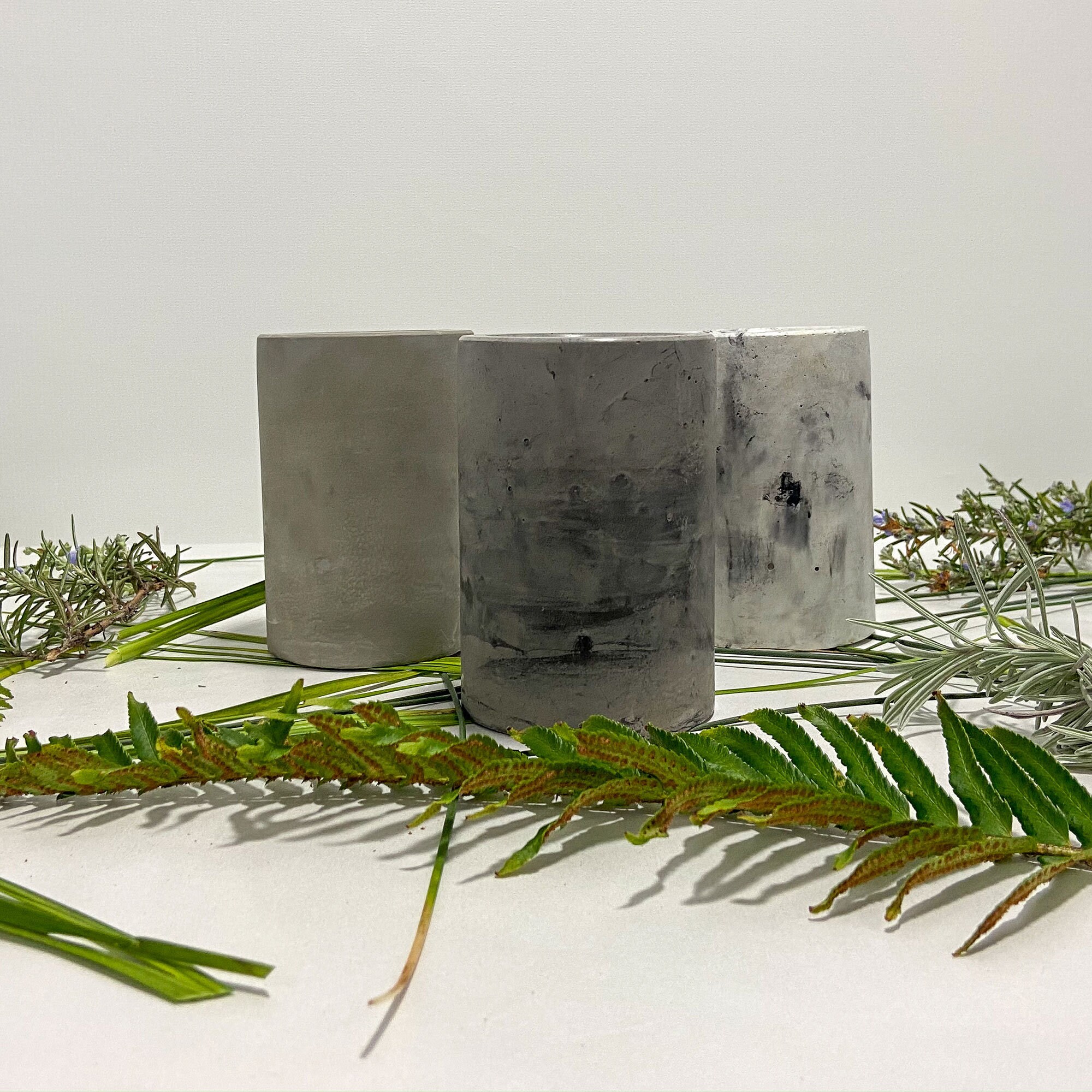 Concrete Cup, Cement Pencil Cup, Pen Cup, Modern, Office Decor, Desk ...