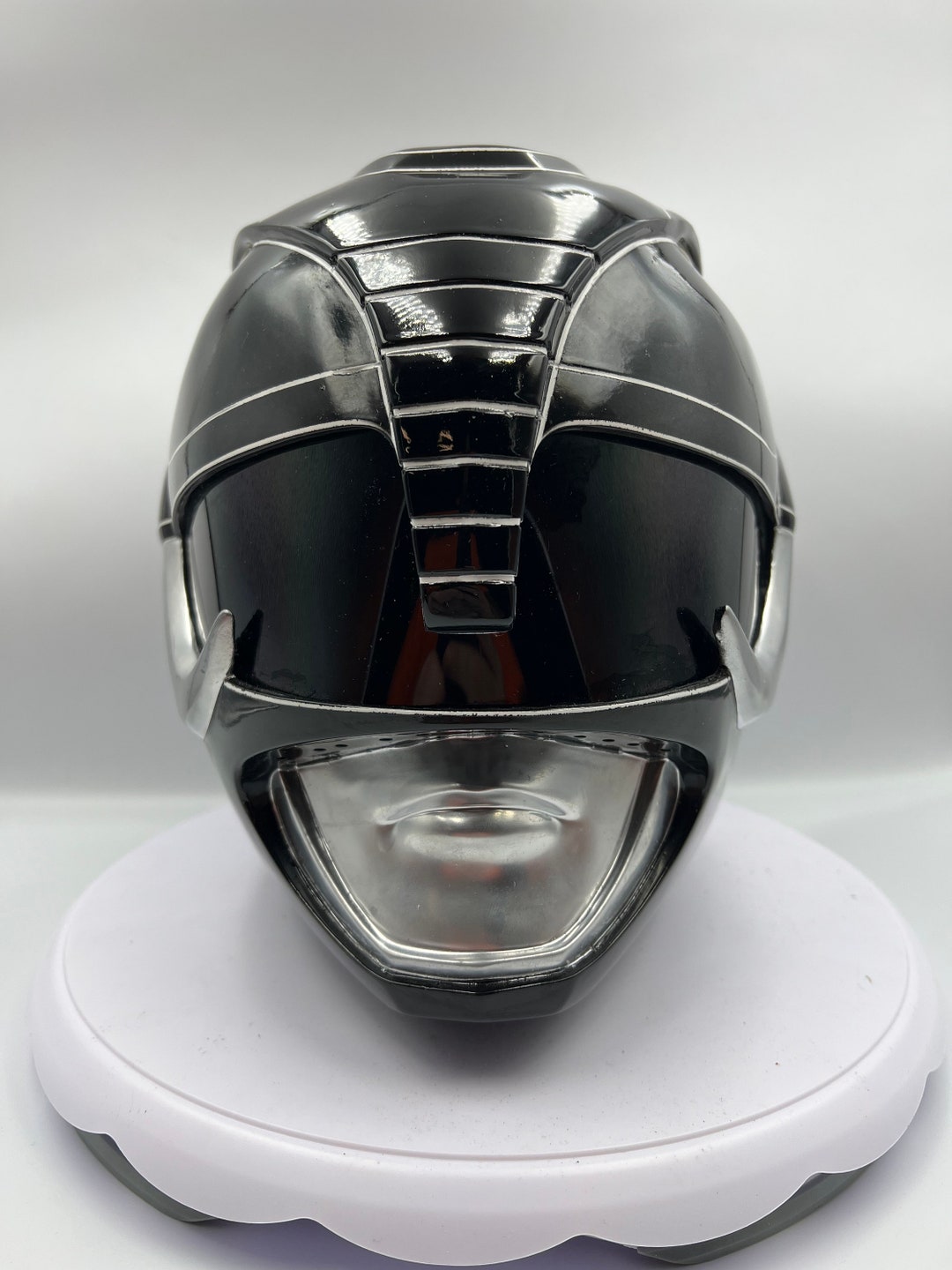 Mmpr Power Rangers Black Ranger Cosplay Helmet - Etsy