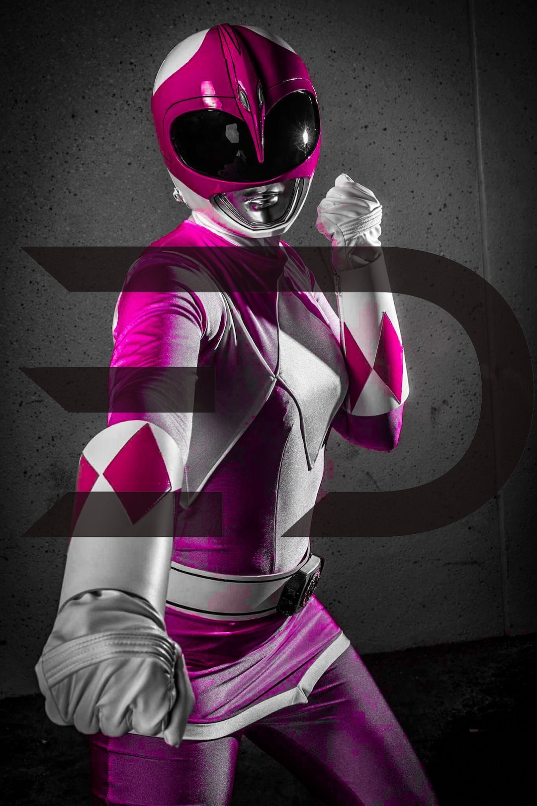 Mighty Morphin Power Ranger Cosplayer Photo Pink Ranger File for ...