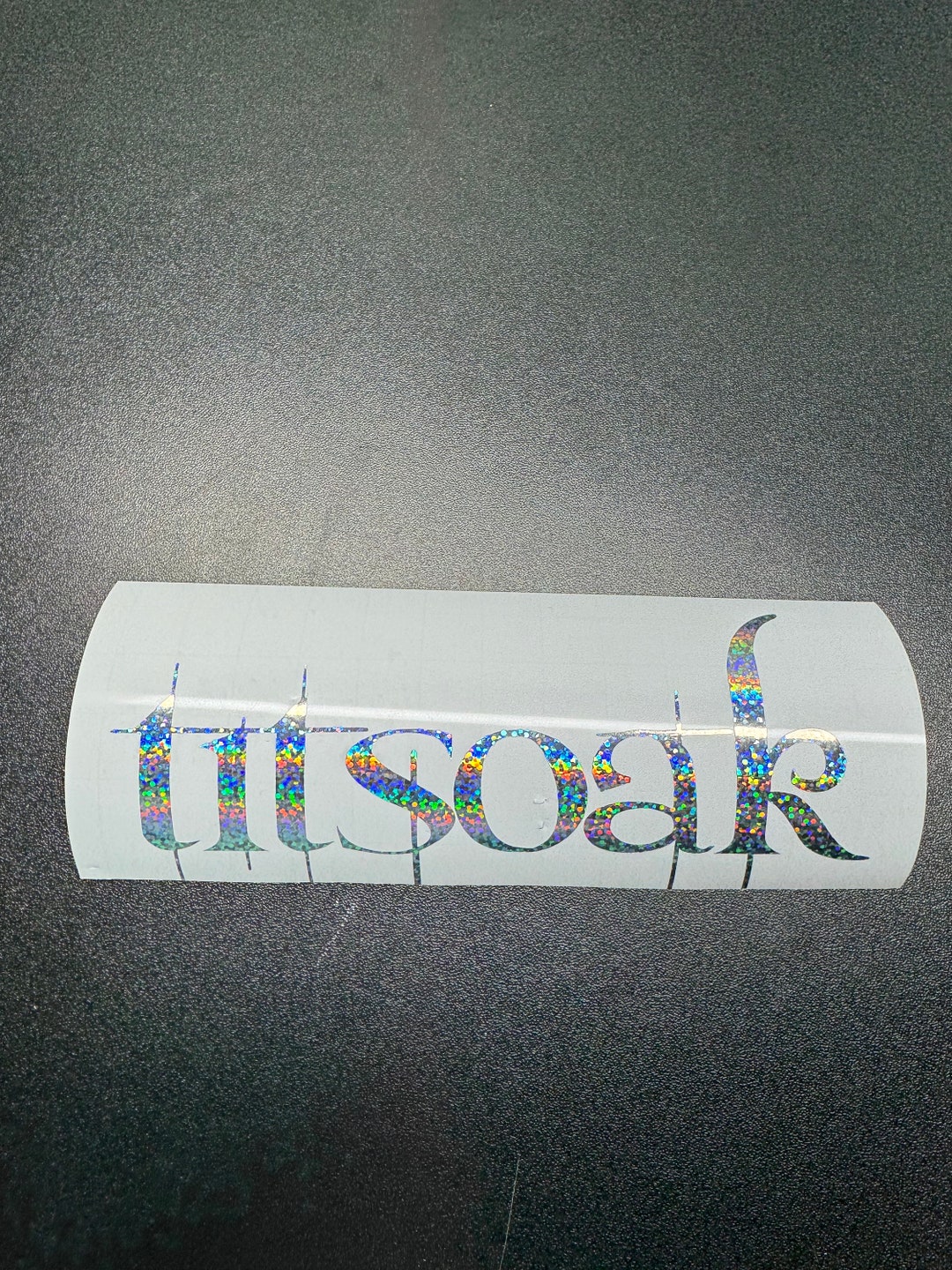 TITSOAK Twilight Vinyl Decal Glitter 6in Decal - Etsy