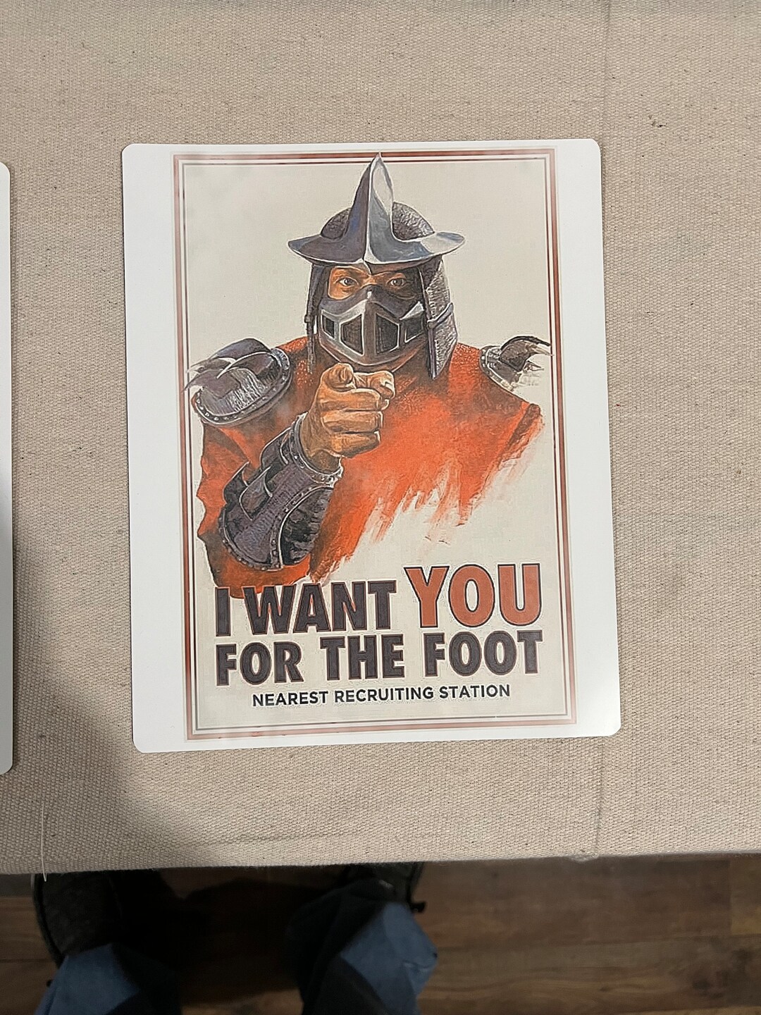 TMNT Shredder 8x10 Sublimated Metal Sign Tmnt Foot Propaganda - Etsy