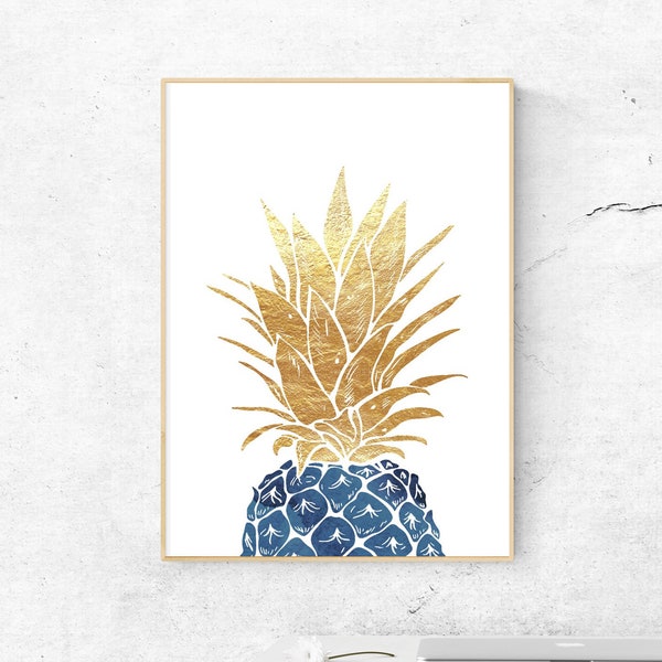 Pineapple Poster - Etsy