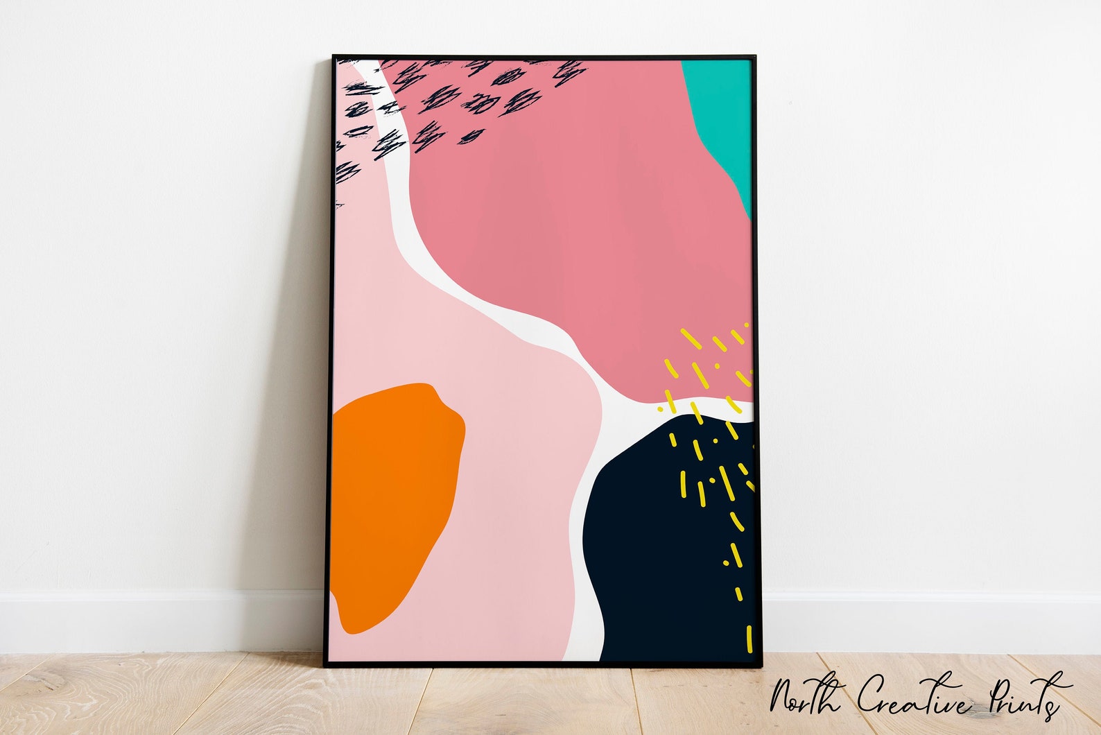 Colorful Wall Art Print Instant Download Modern Wall Art - Etsy