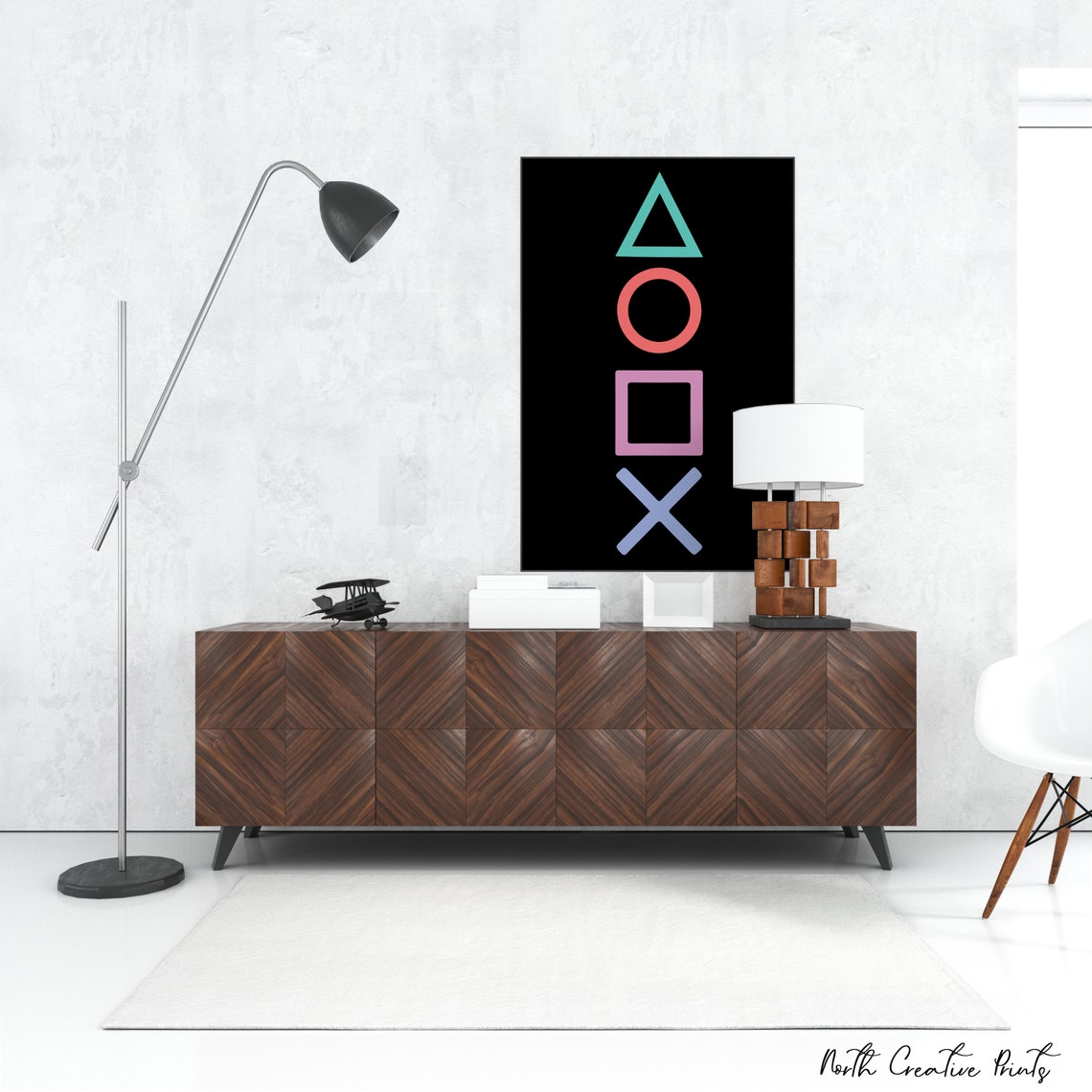 Playstation Print, Playstation Wall Art, Gaming Room Decor, Boys Room ...