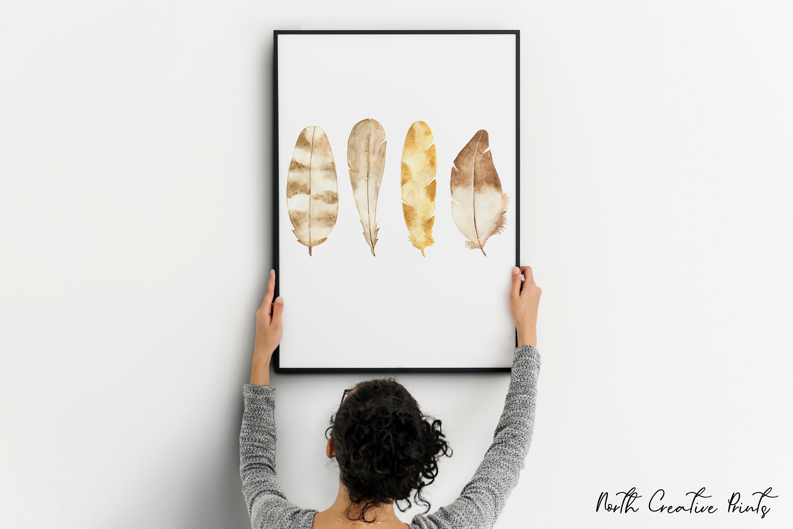 Feather Artwork Printable Instant Download Feather Art Print | Etsy